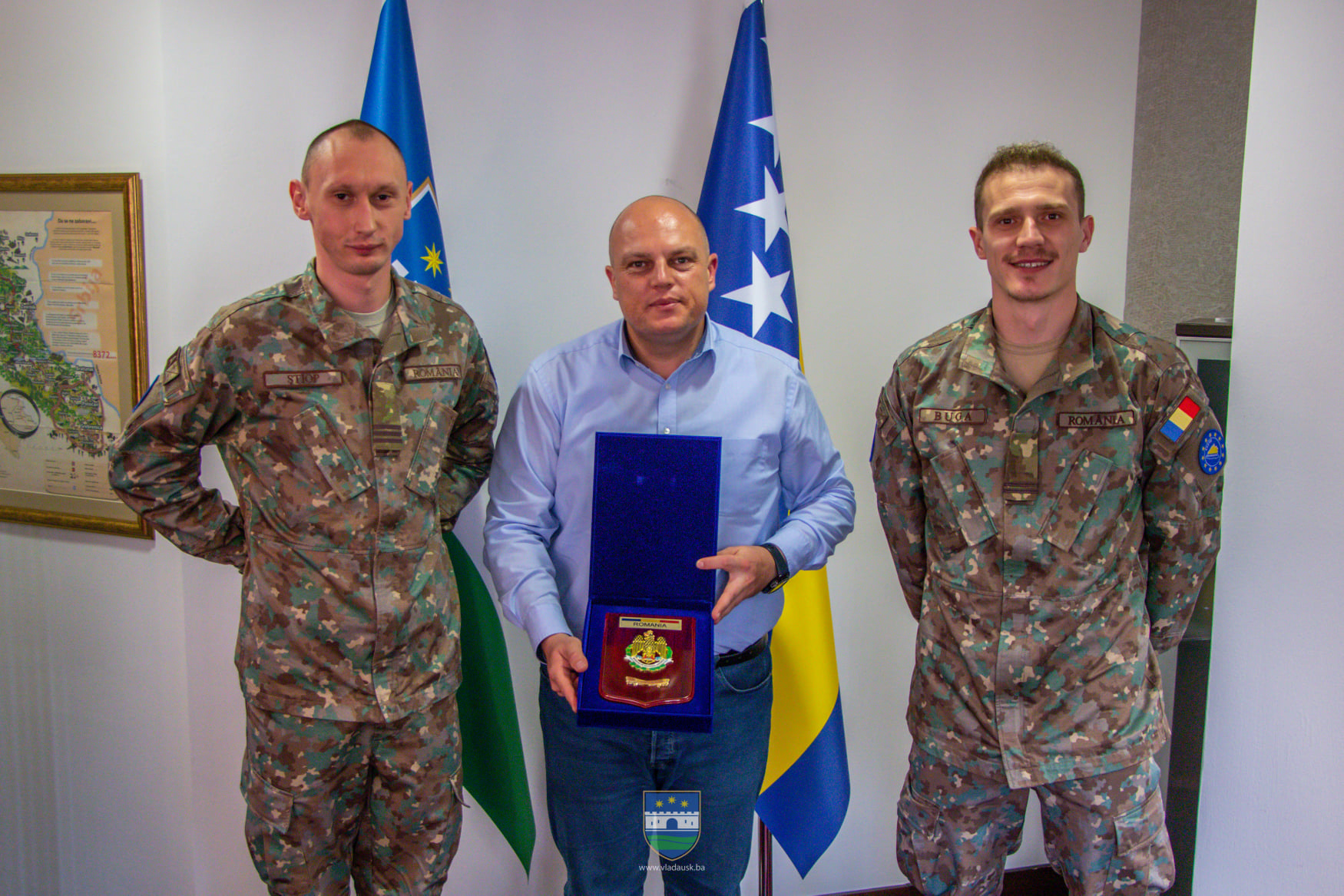 Prijem za članove LOT tima EUFOR-a, stacioniranog u Cazinu - VLADA USK